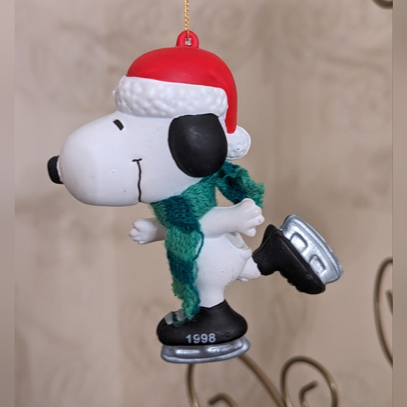 Peanuts | Holiday | Snoopy Ice Skating Ornament 998 | Poshmark